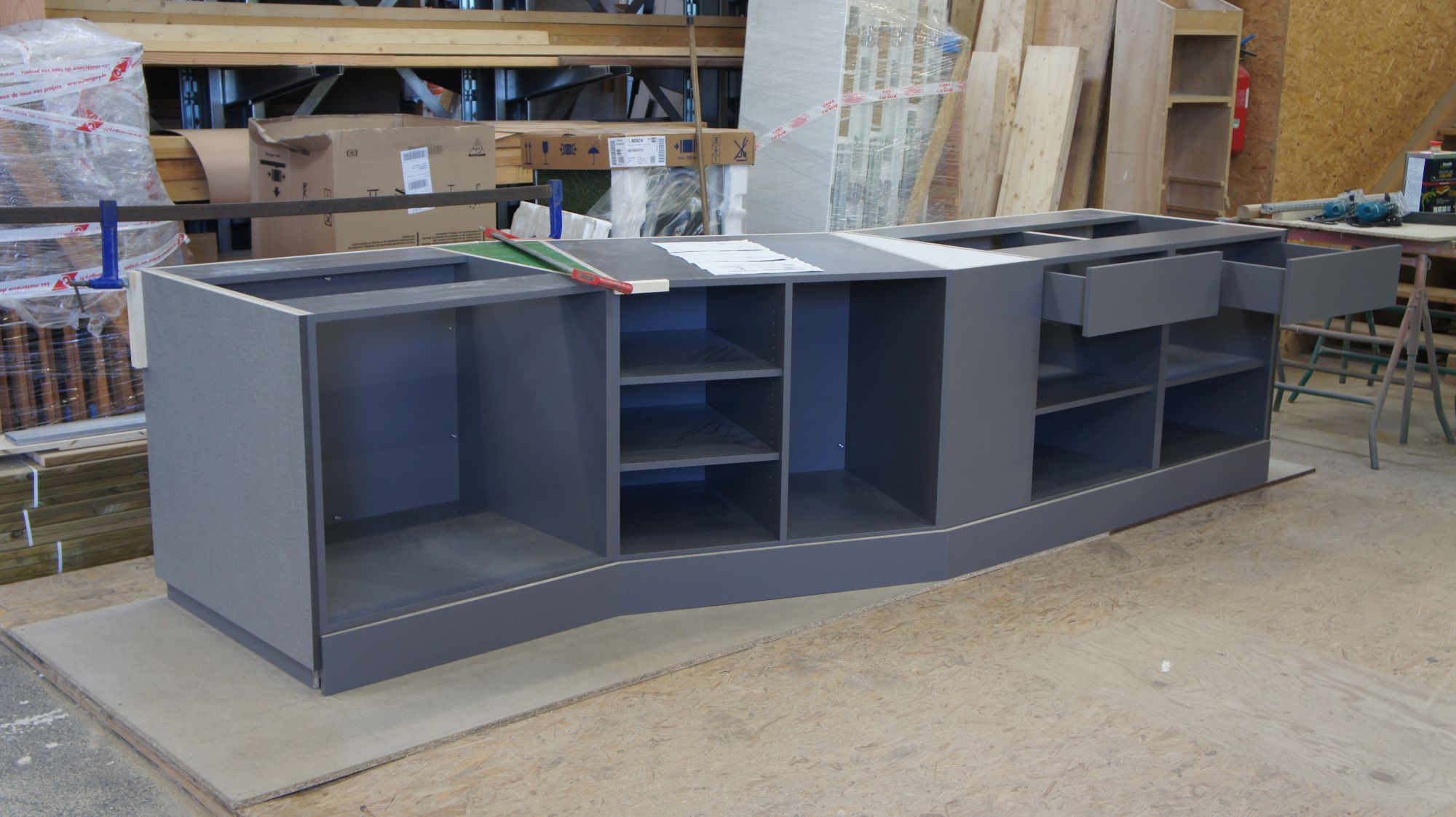 Menuisier Finistère : meuble sur mesure, agencement d'intérieur